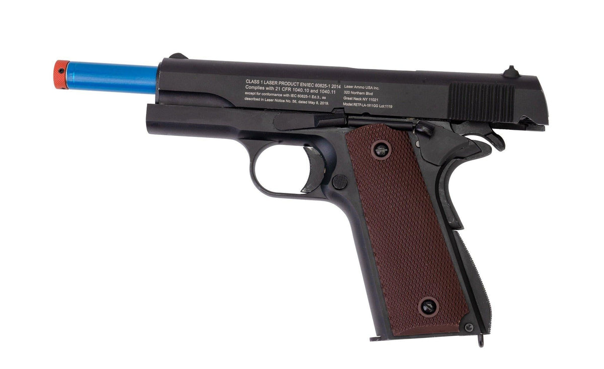 Trainingspistole mit Blowback | Laser Ammo 1911 | Green Gas | IR Laser ...